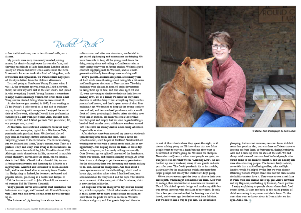 Rachel Rich » Most Recent, People - Marshwood Vale Magazine