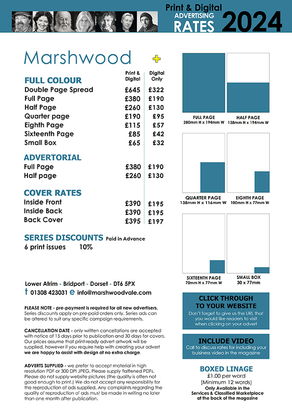 Advertising - Marshwood Vale Magazine